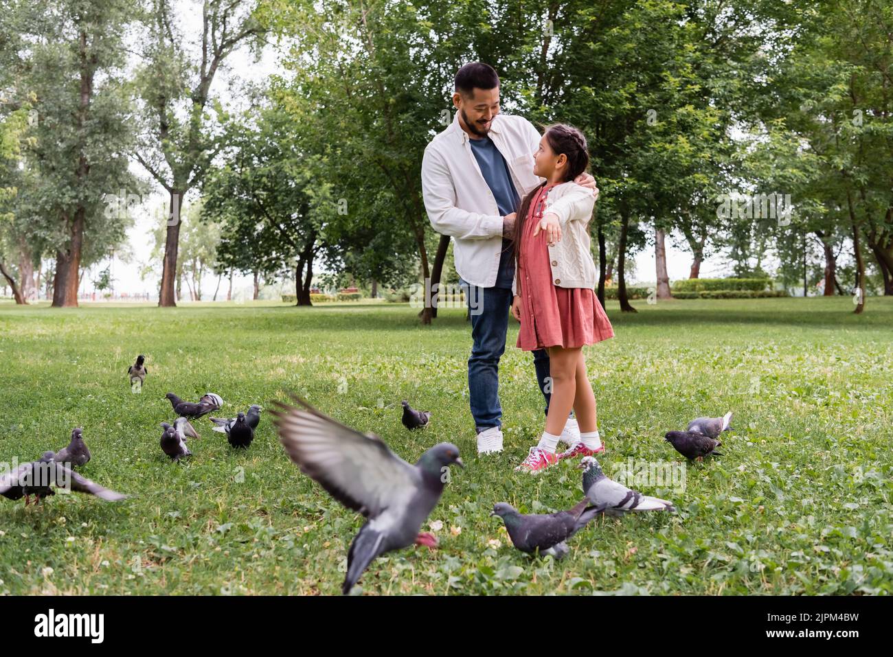 Child pointing at trees hi-res stock photography and images - Alamy