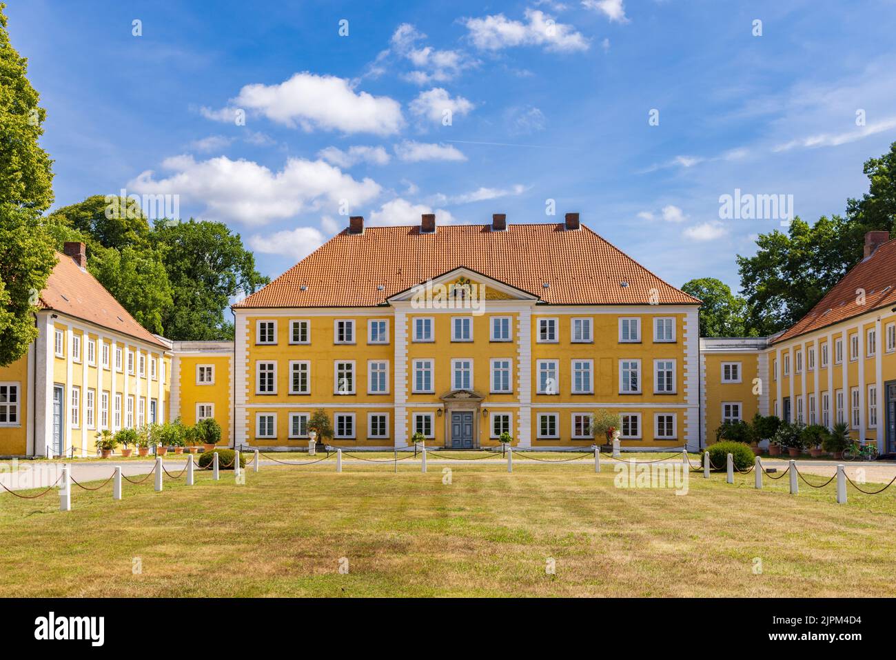 Yellow german castle hi-res stock photography and images - Alamy