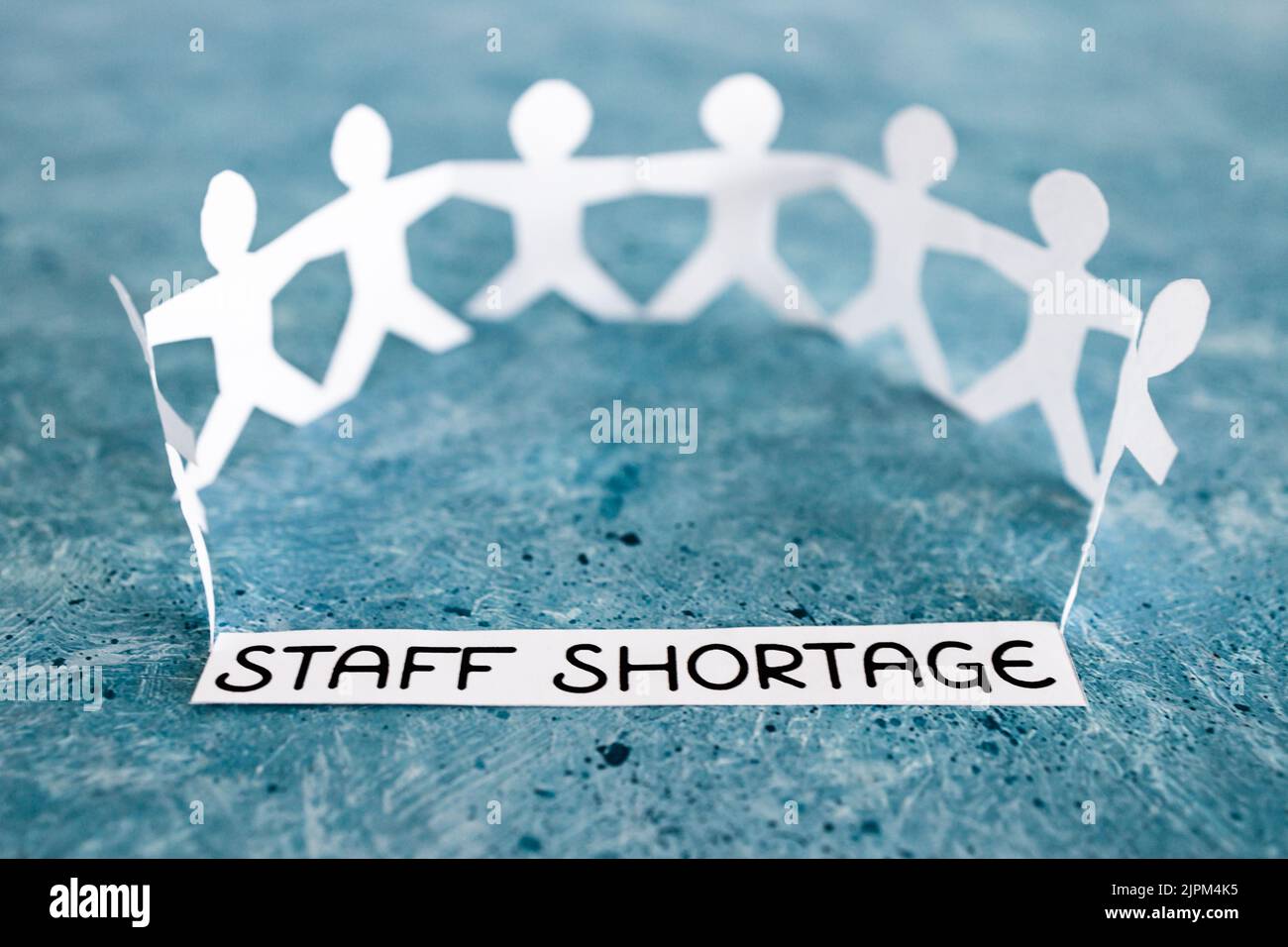 staff shortages and business struggling after the pandemic conceptual ...