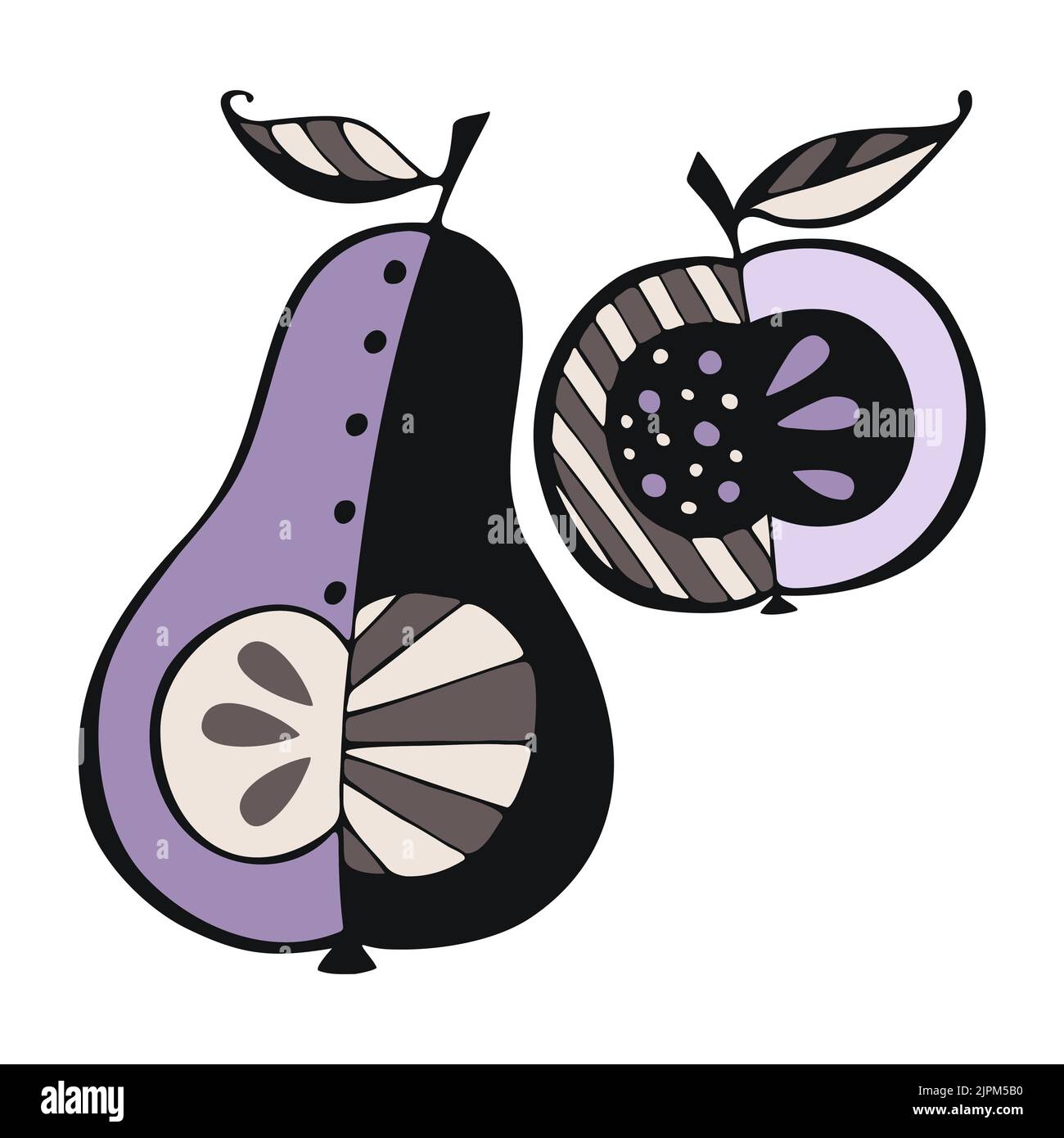 Apple logo isolated Stock Vector Images - Alamy