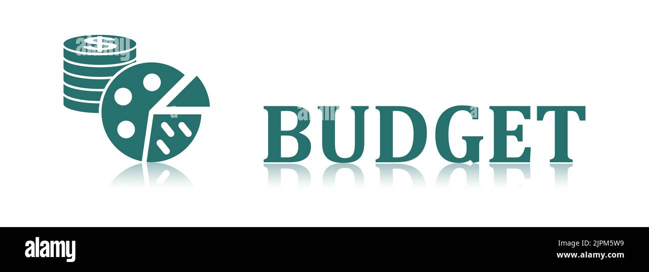 Illustration of a budget concept Stock Photo - Alamy