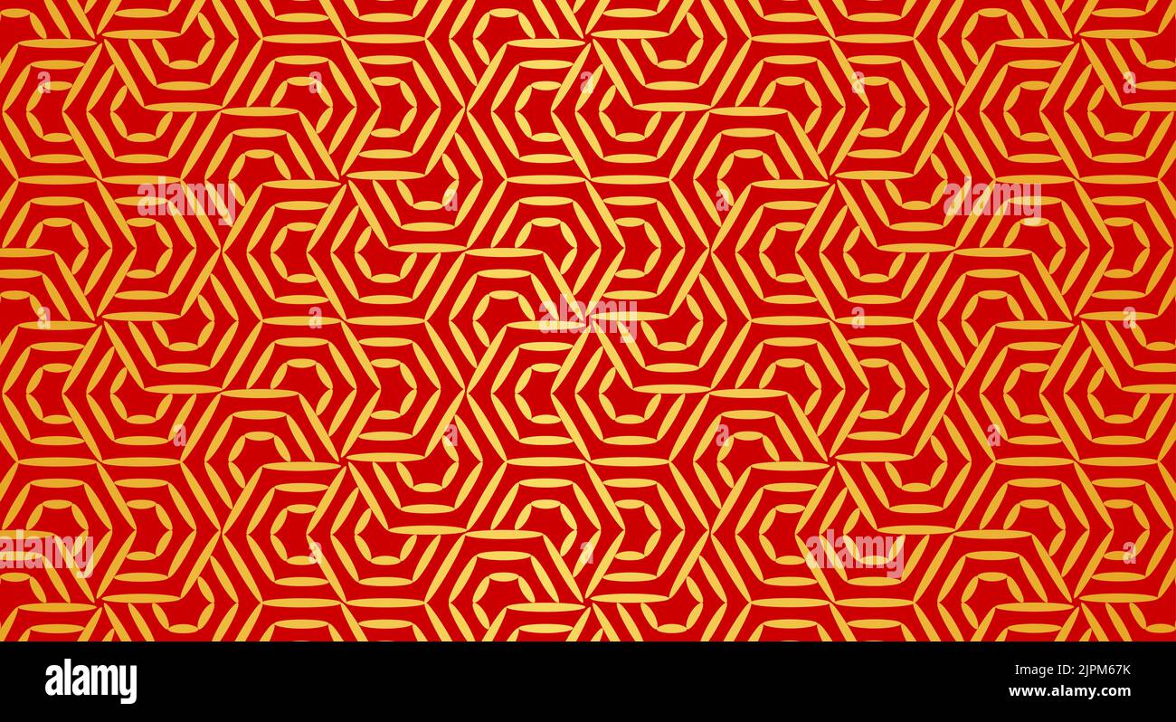 abstract red gold polygon shape, geometric pattern texture background ...