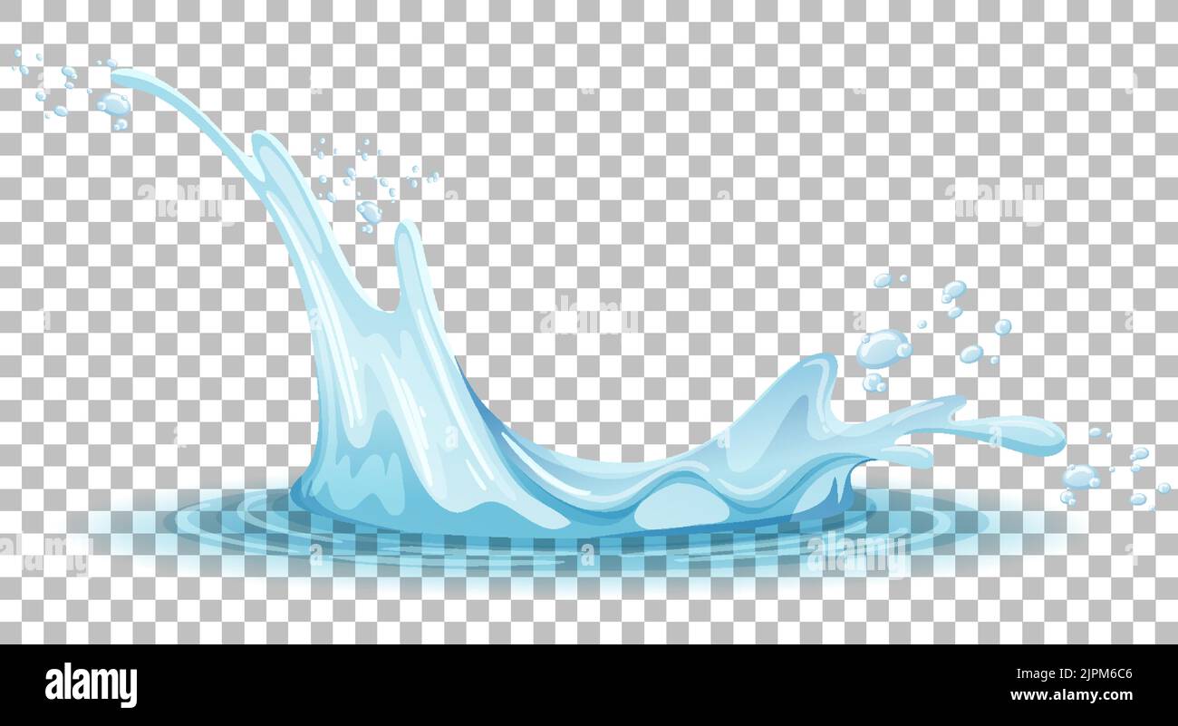 Water splash on grid background illustration Stock Vector Image & Art ...