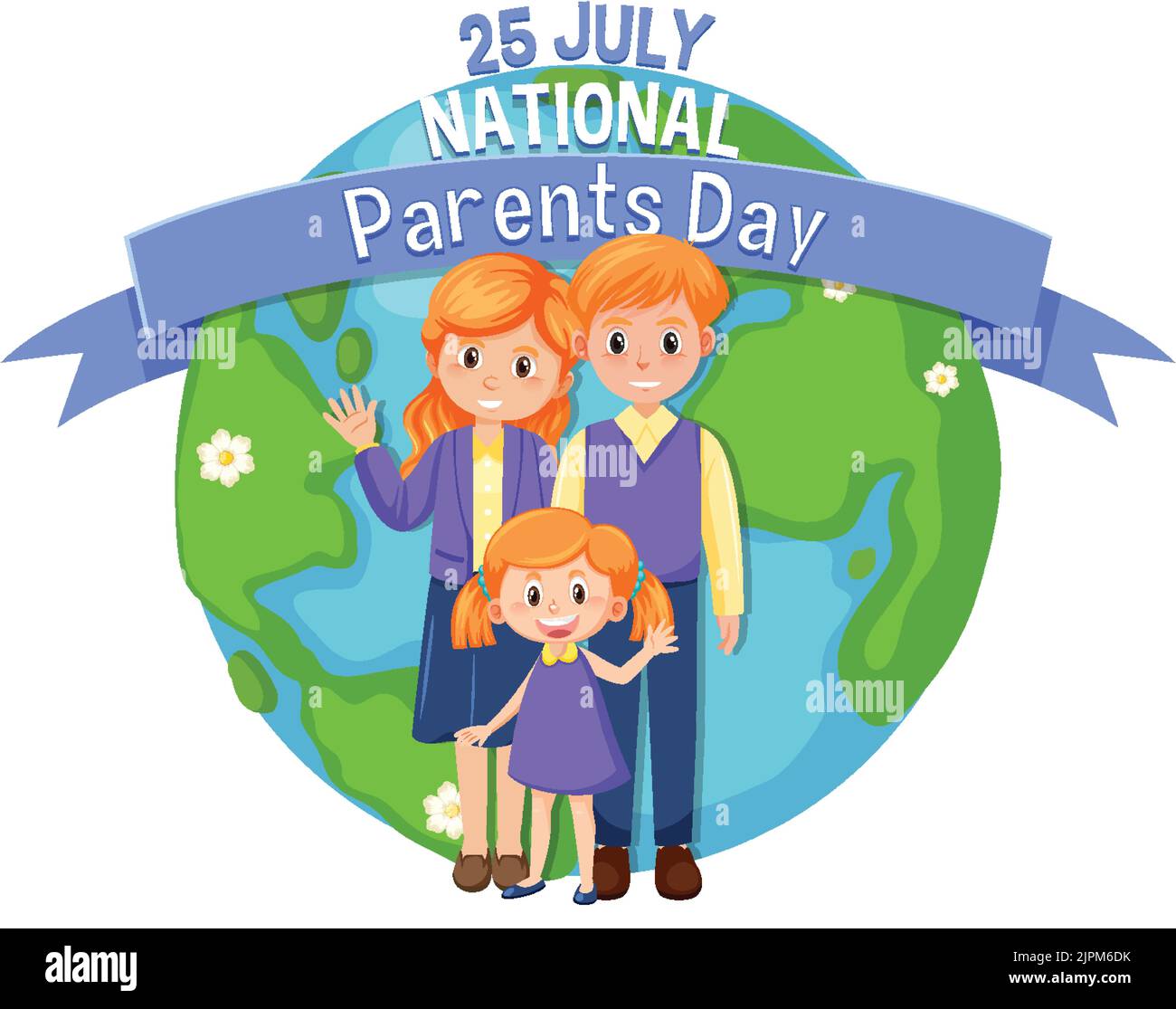 National Parents Day Poster Template illustration Stock Vector Image ...