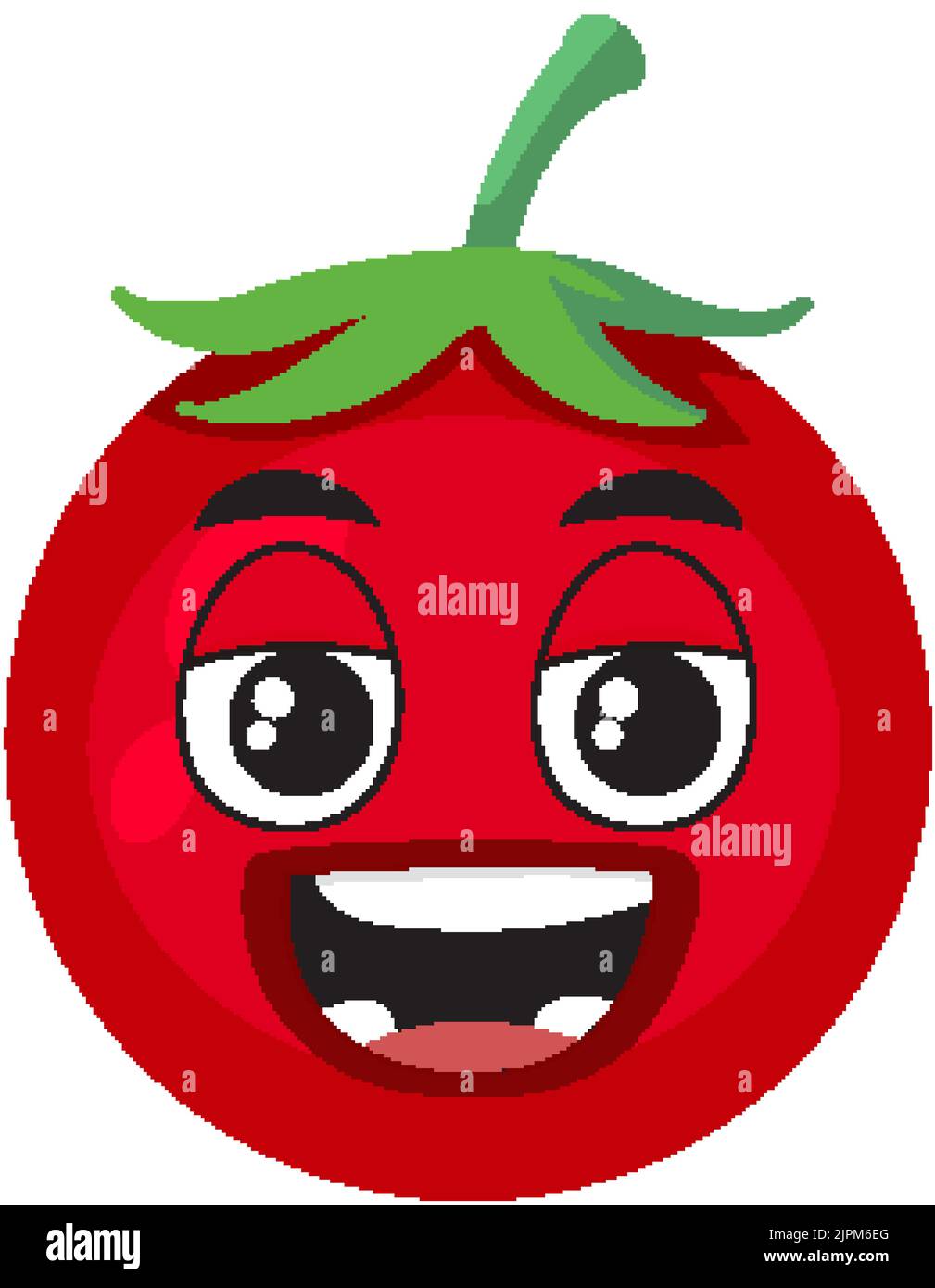 Tomato with facial expression illustration Stock Vector Image & Art - Alamy