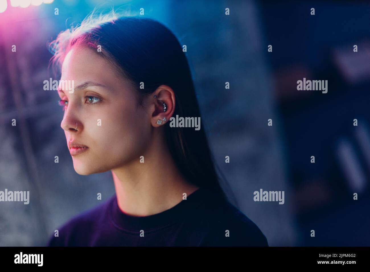 Neon rings hi-res stock photography and images - Alamy