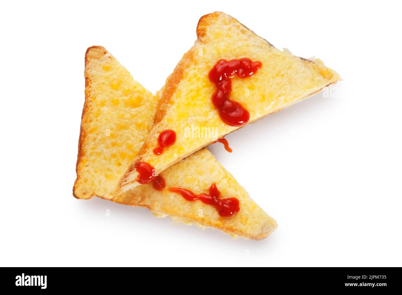 Cheese on toast ketchup hi-res stock photography and images - Alamy