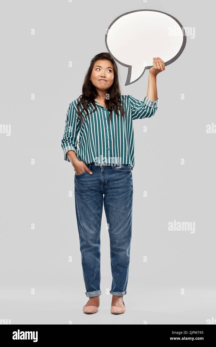 Asian text bubble hi-res stock photography and images - Alamy