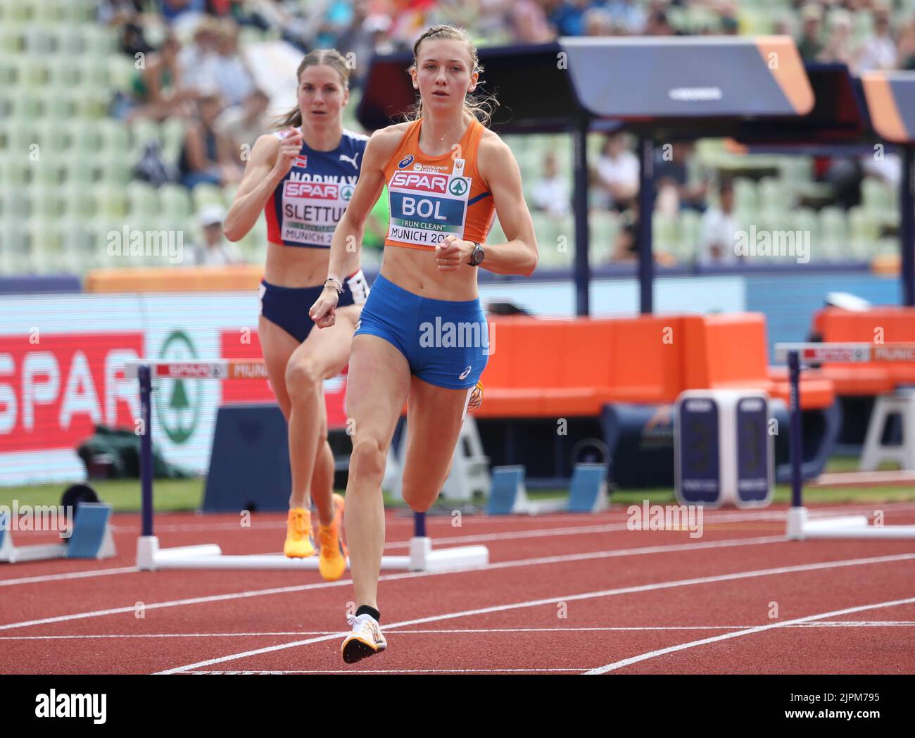 Femke Bol of Netherlands during the Athletics, Women's 400m Hurdles at ...