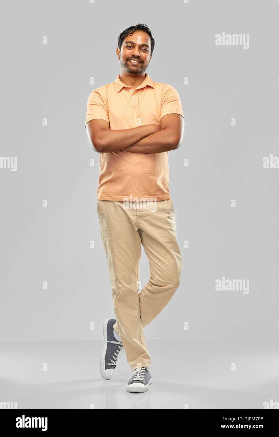 Indian man confident arms crossed hi-res stock photography and images ...