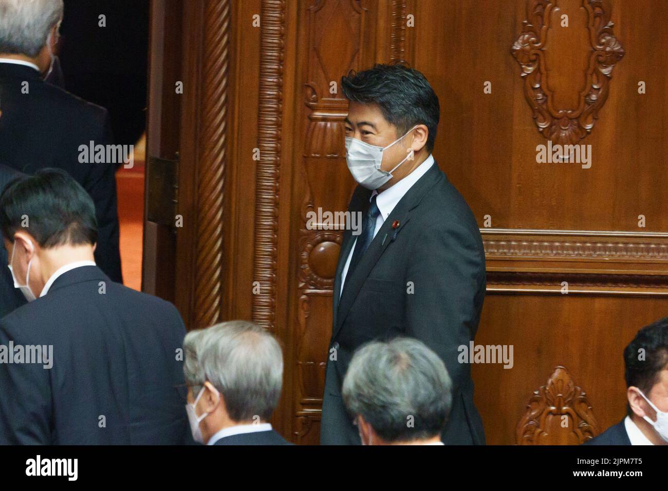 Deputy Chief Cabinet Secretary Seiji Kihara attends Lower House's ...