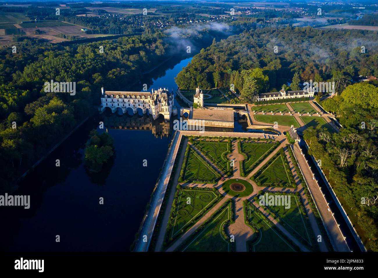 France, Indre et Loire, Château de Chenonceau, built from 1513 to 1521 ...