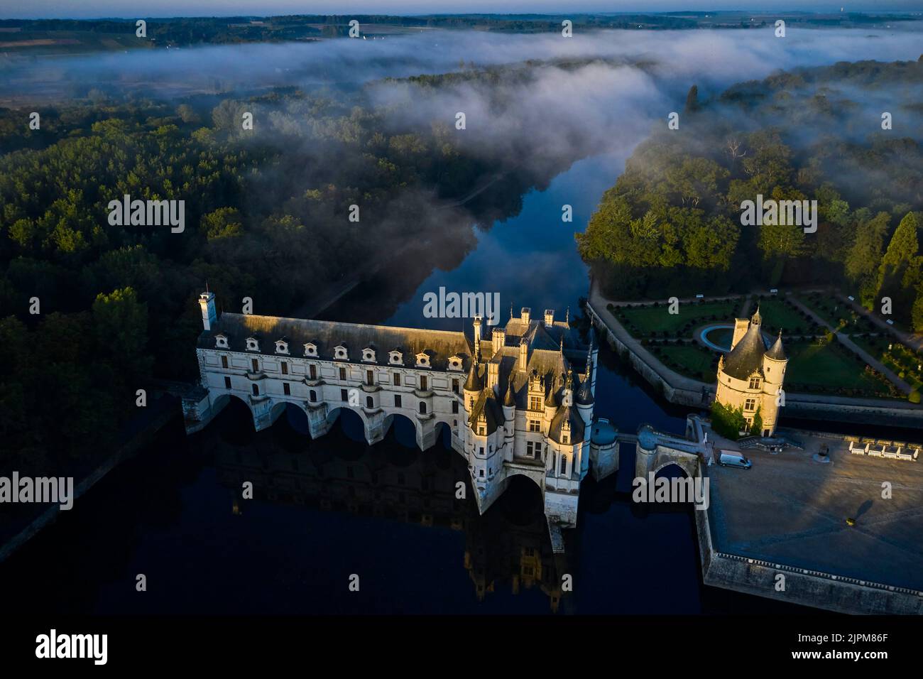 France, Indre et Loire, Chenonceaux, Château de Chenonceau listed as ...