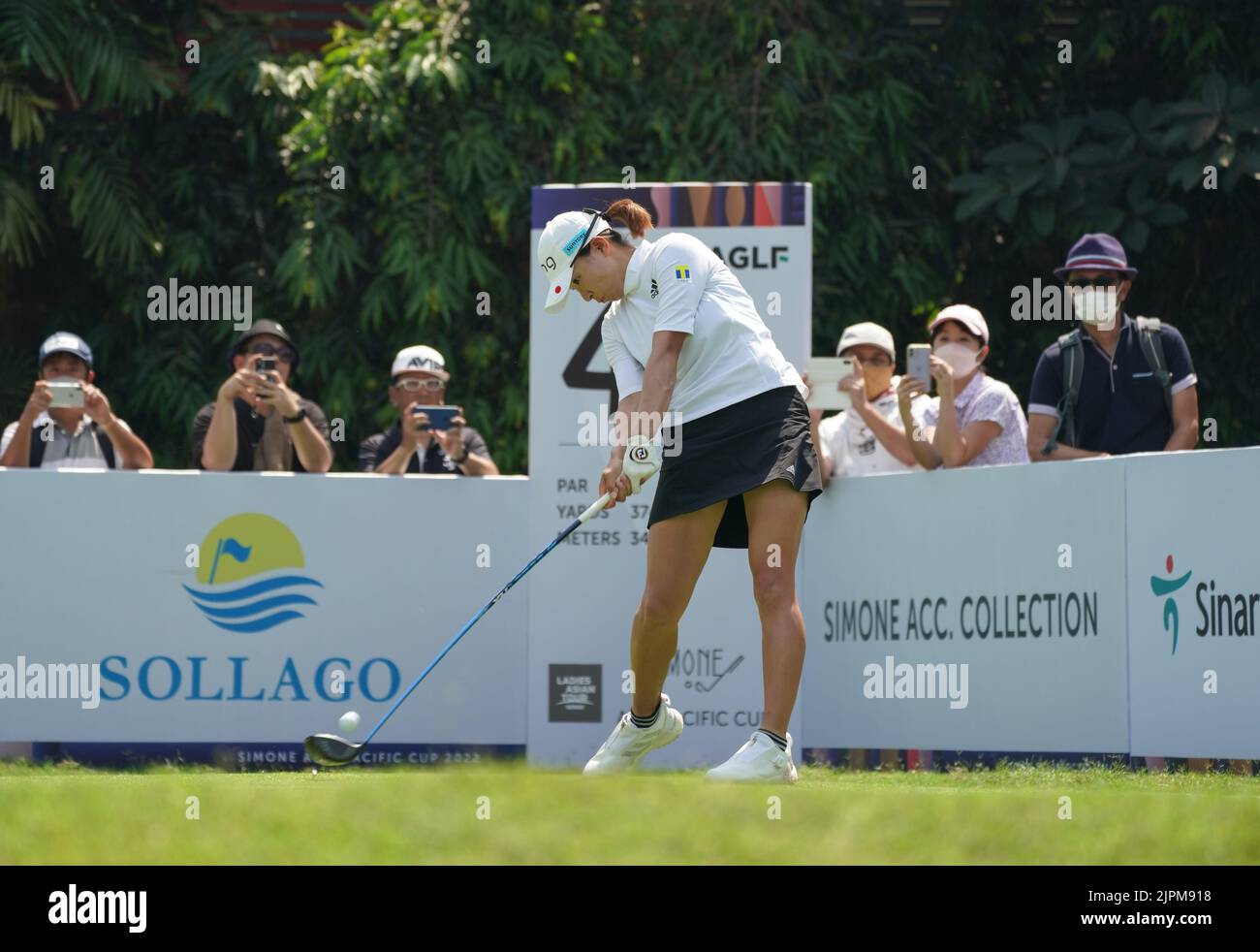 Jakarta, Indonesia. 19th Aug, 2022. Aug 19, 2022-Jakerta, Indonesia-Shibuno Hinako of Japan ...