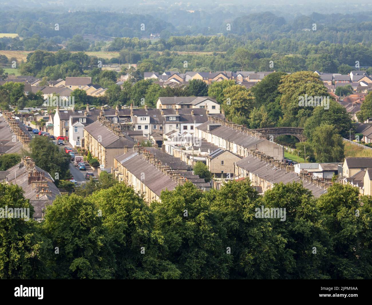 Victorian terraced housing in Clitheroe, Lancashire, UK Stock Photo - Alamy
