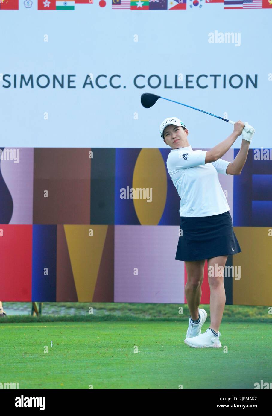 Jakarta, Indonesia. 19th Aug, 2022. Aug 19, 2022-Jakerta, Indonesia-Shibuno Hinako of Japan ...