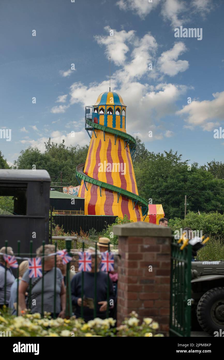 Dudley, West Midlands-united kingdom July 13 2019 Brightly painted ...