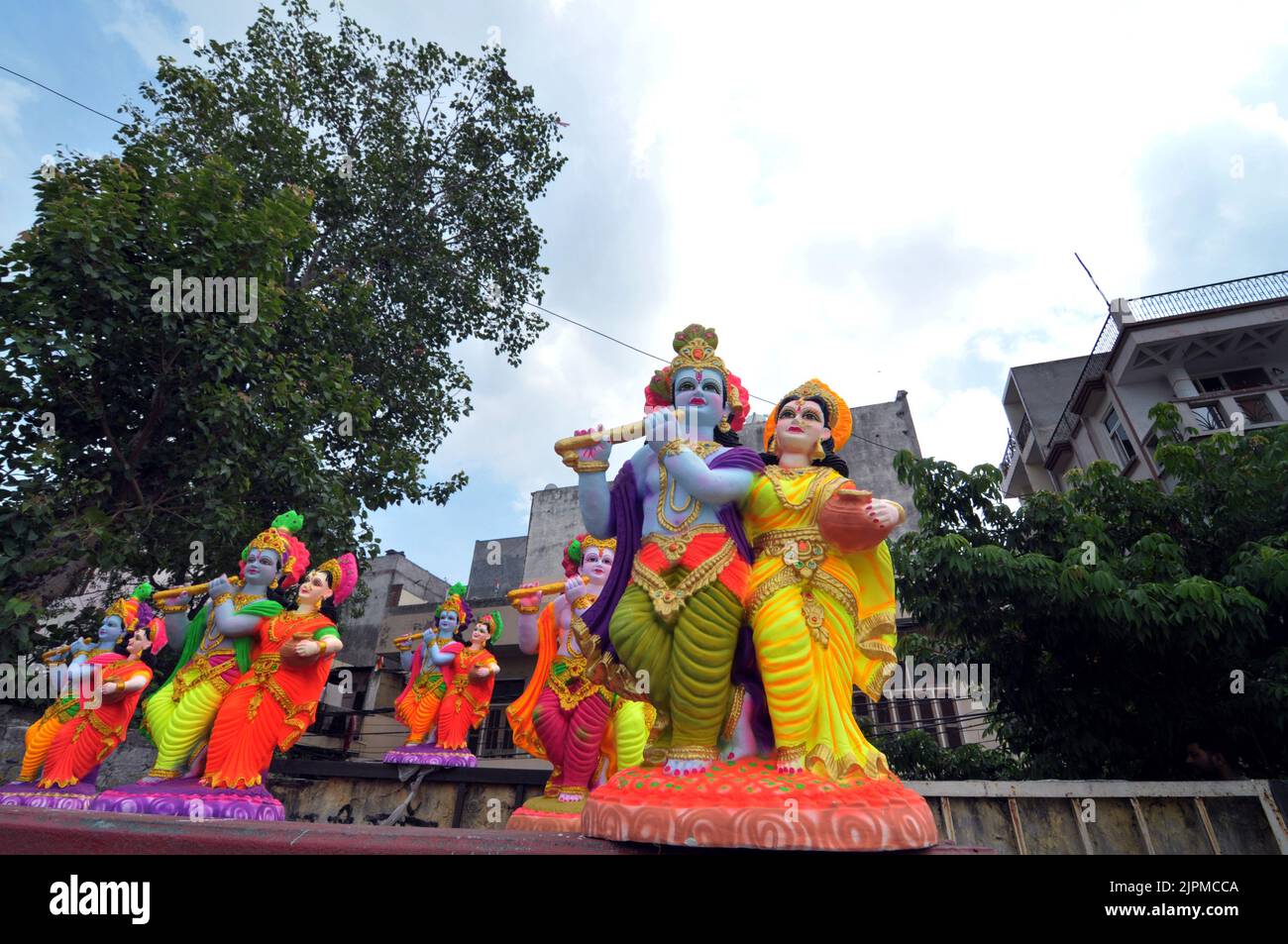 Delhi, Mayur Vihar, India. 19th Aug, 2022. devotees celebrate Today ...