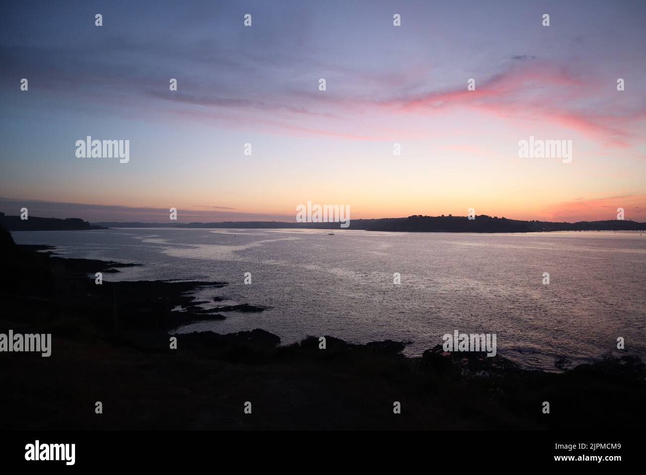 Summer solstice dawn sunrise Cornwall Stock Photo - Alamy