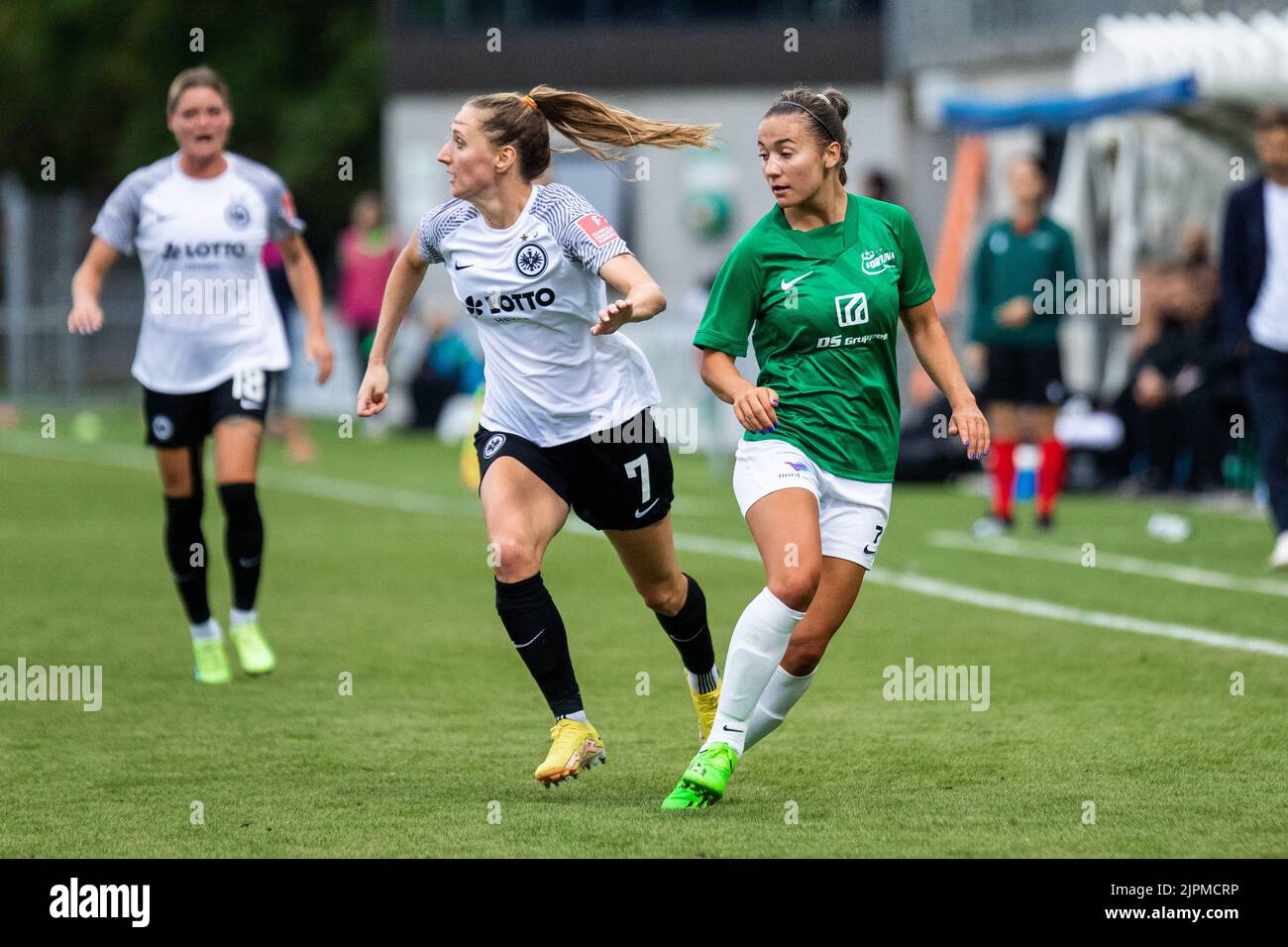 Hjorring, Denmark. 18th Aug, 2022. Lara Prasnikar (7) of Eintracht ...