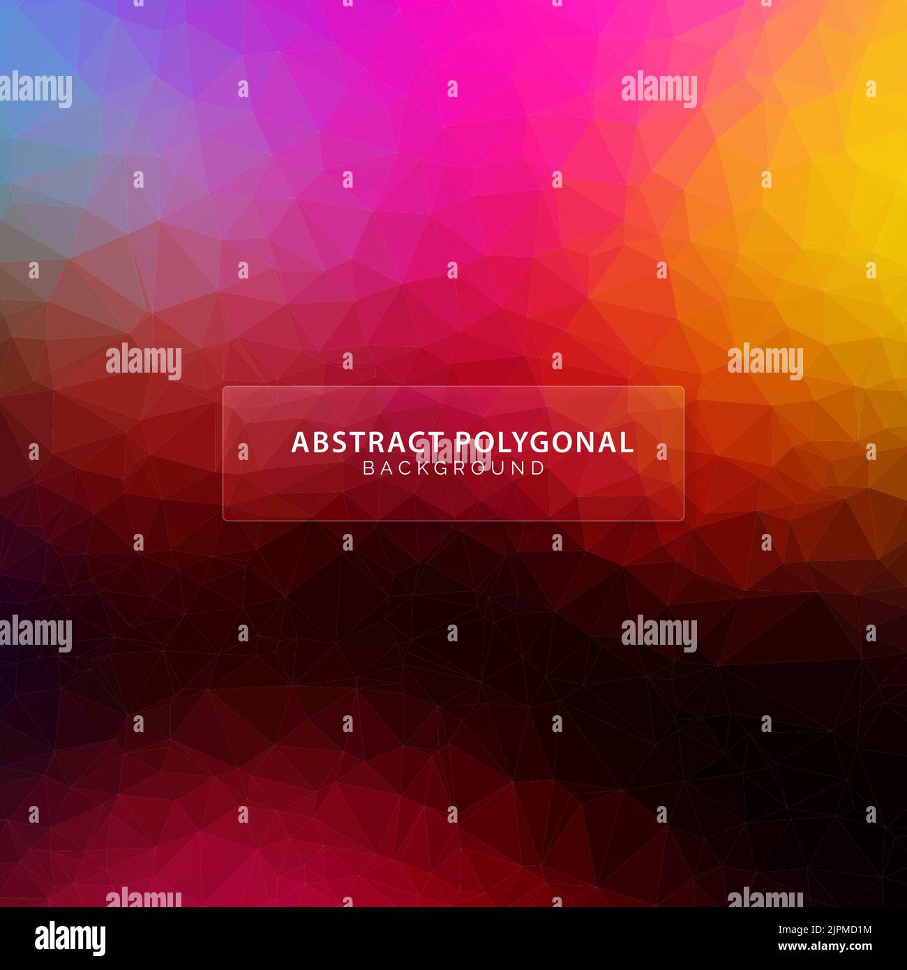 Abstract dark low poly triangular background design Stock Vector Image ...