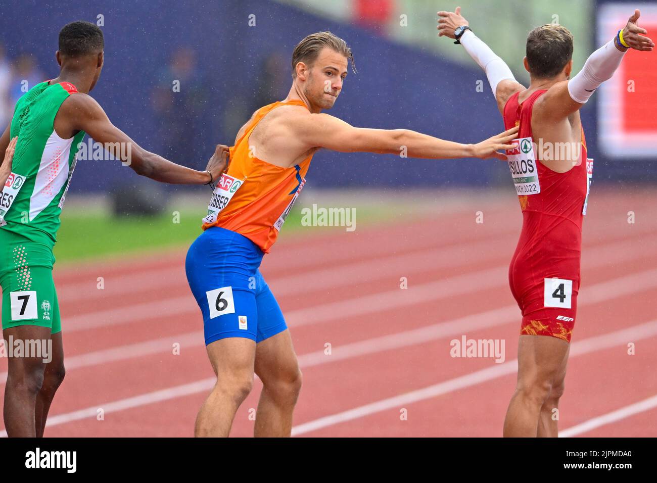 MUNCHEN, GERMANY - AUGUST 19: Jochem Dobber of the Netherlands ...