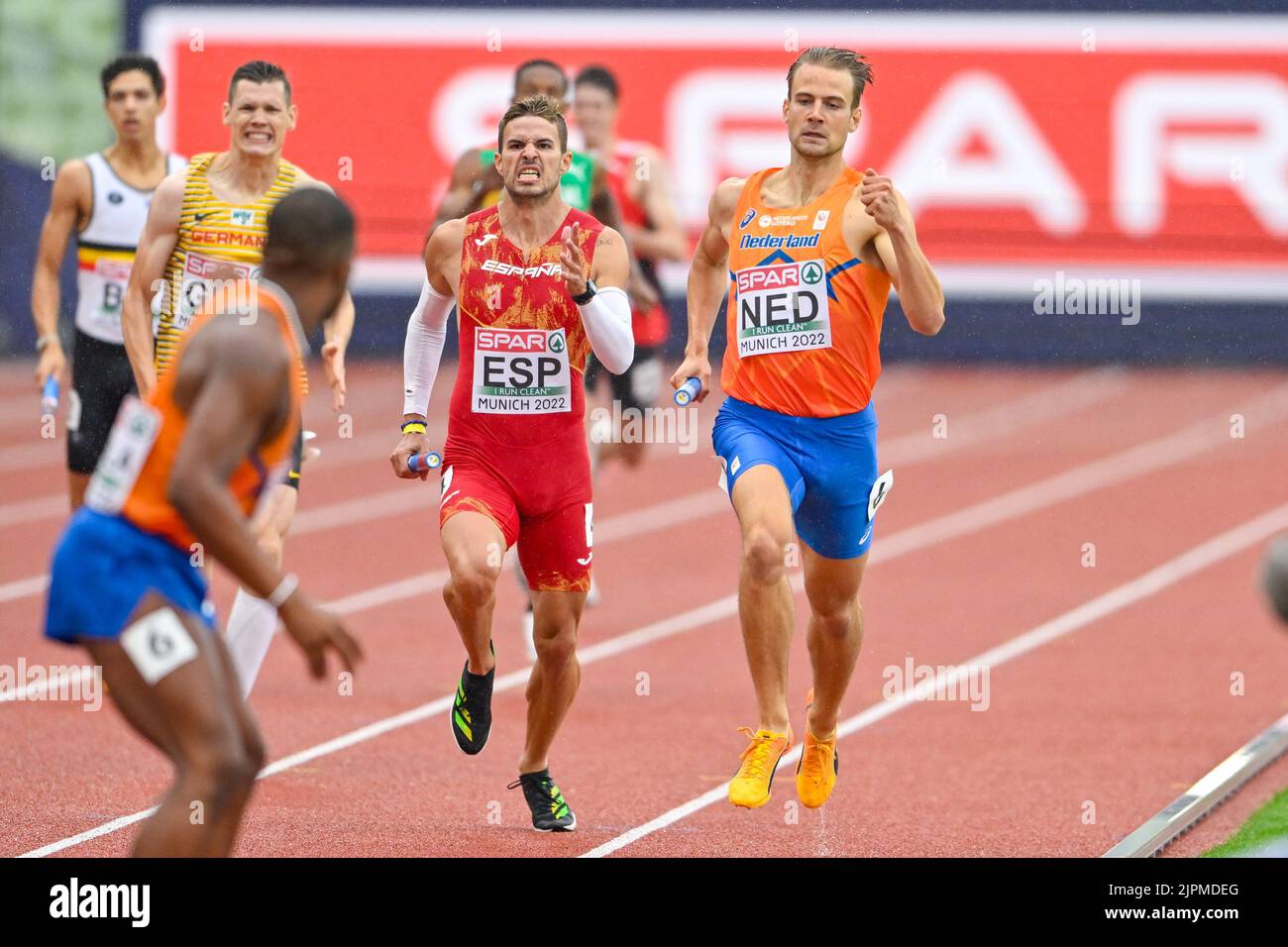 MUNCHEN, GERMANY - AUGUST 19: Jochem Dobber of the Netherlands ...