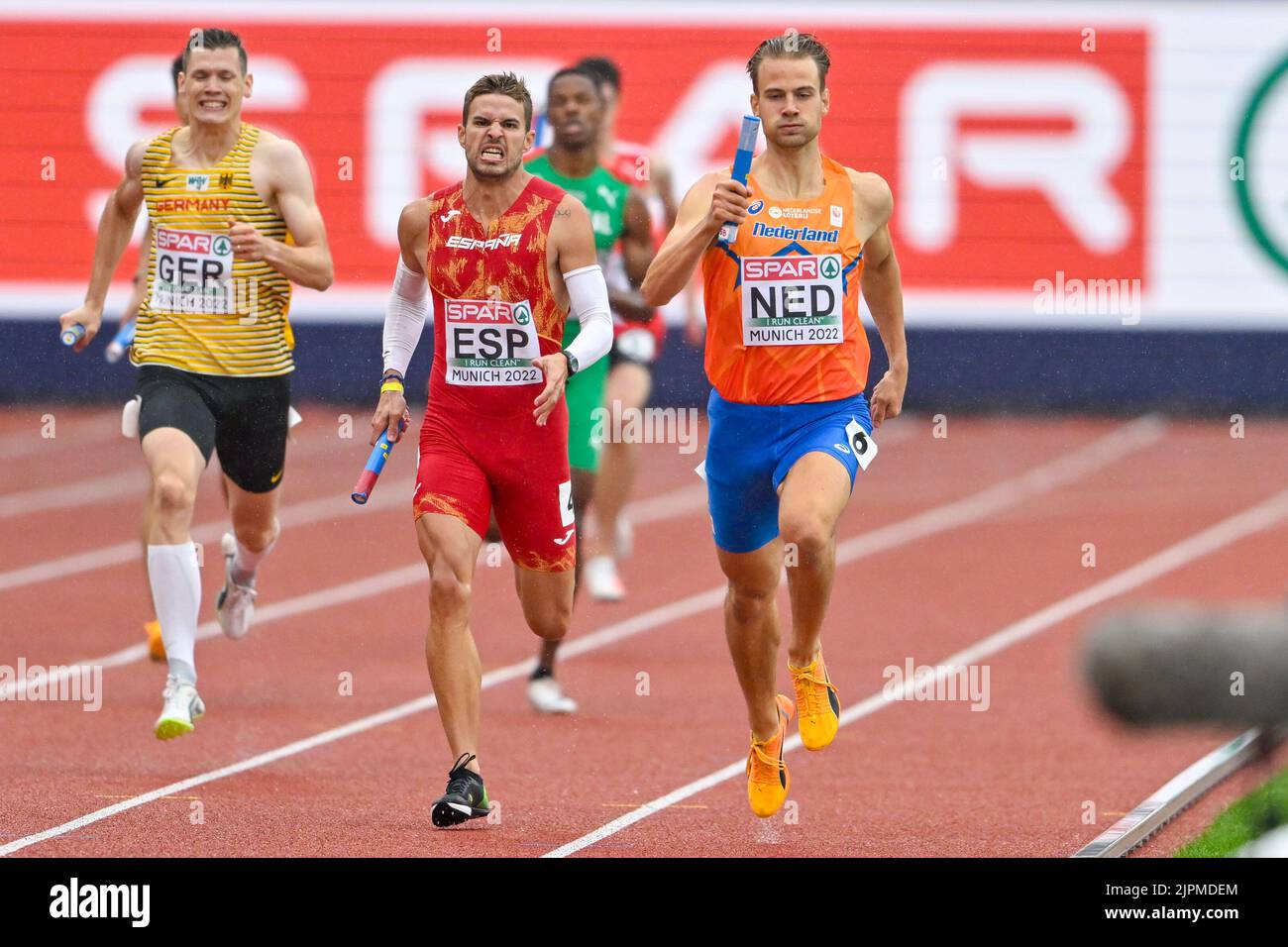 MUNCHEN, GERMANY - AUGUST 19: Jochem Dobber of the Netherlands ...