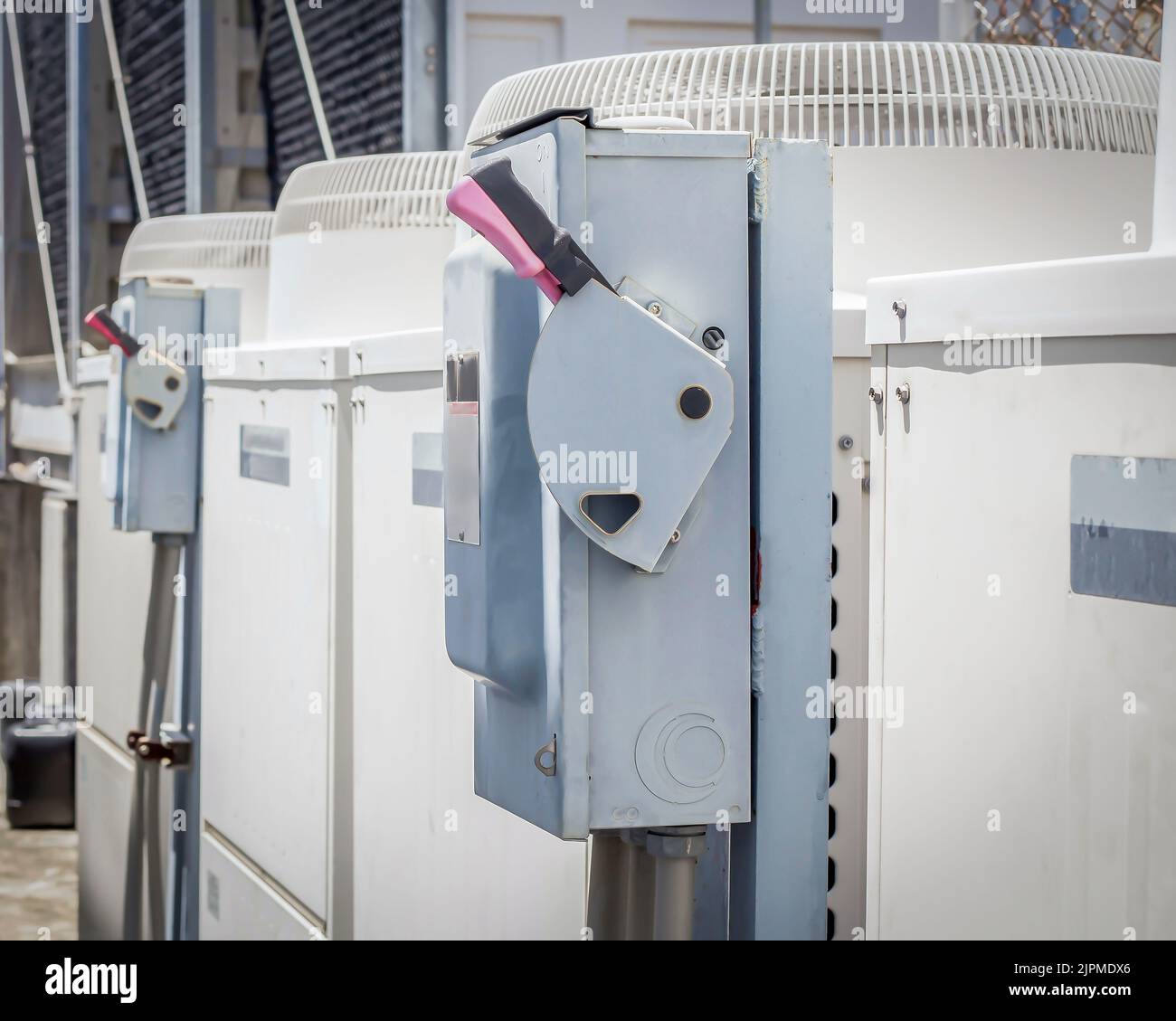 electrical safety switch box on isolate background.main electrical ...