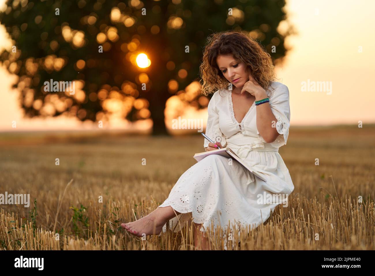 Beautiful mature woman in evening dress hi-res stock photography and ...