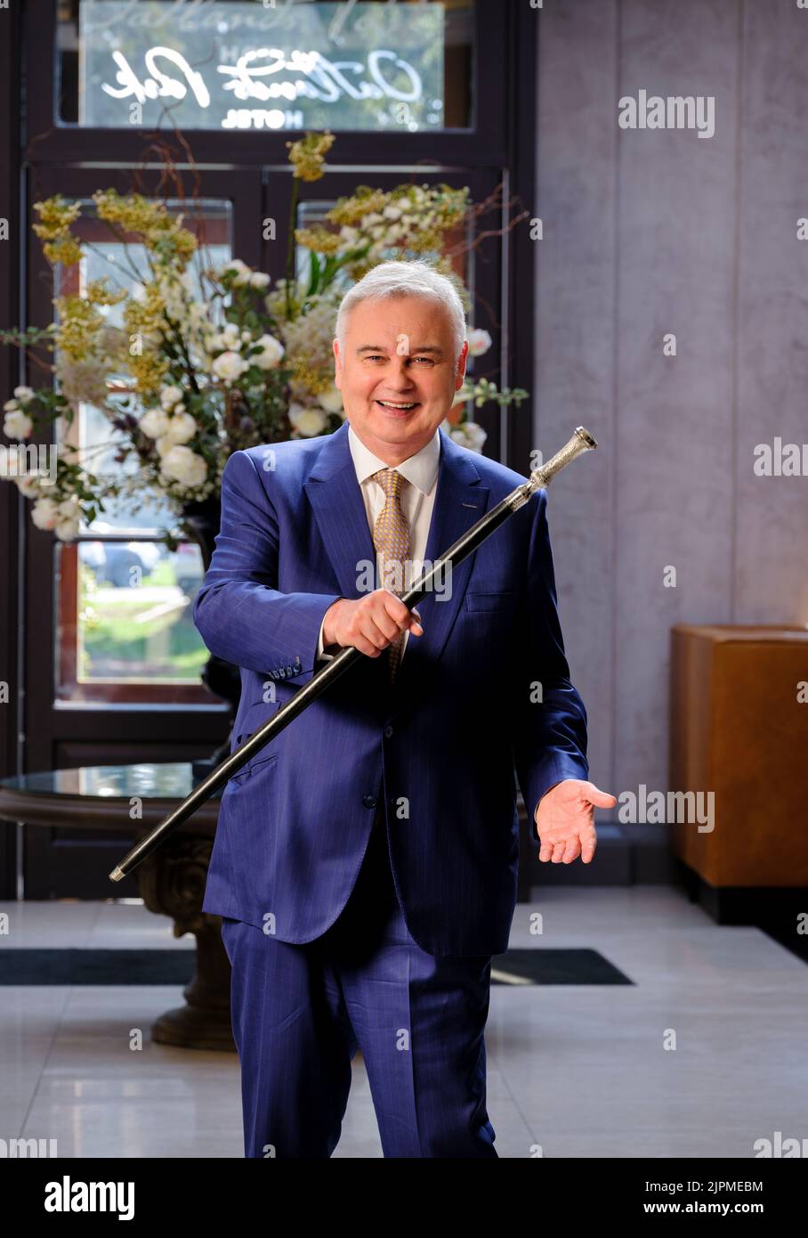 TV personality Eamon Holmes photographed at Oaklands Park Hotel ...