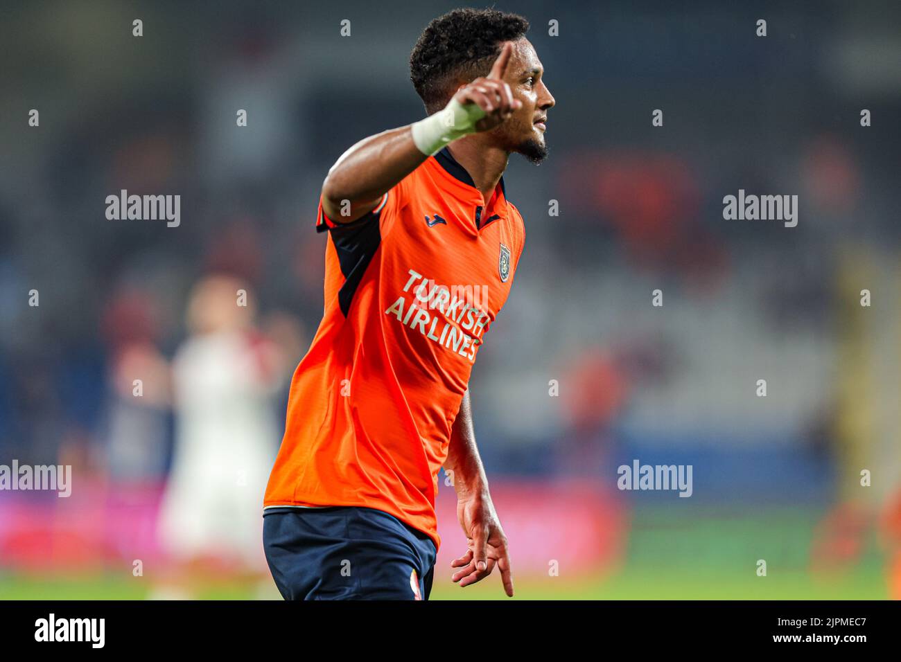 ISTANBUL, TURKEY - AUGUST 18: Mounir Chouiar of Basaksehir FK during ...