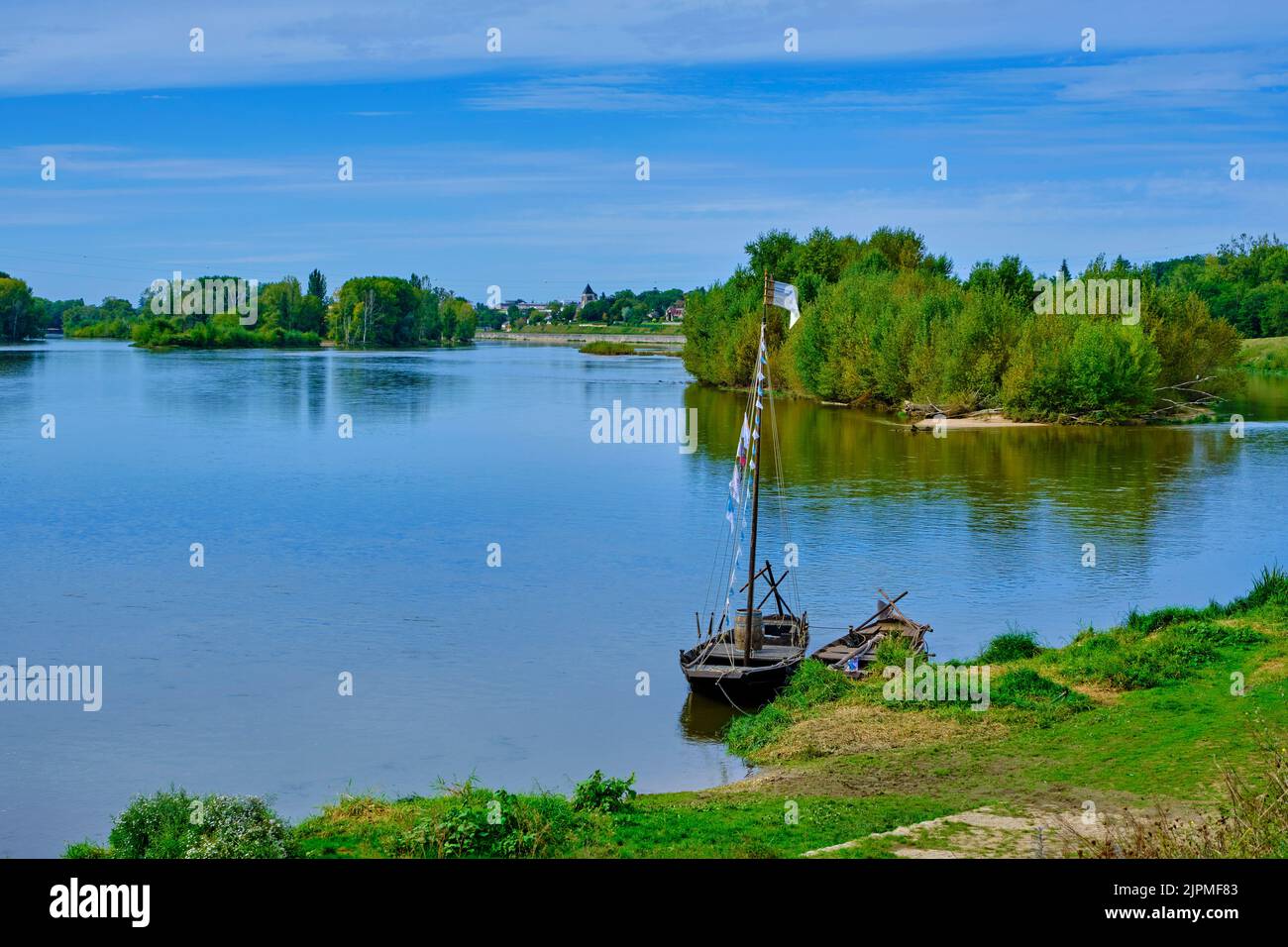 France, Loiret, Orleans, Combleux Stock Photo - Alamy