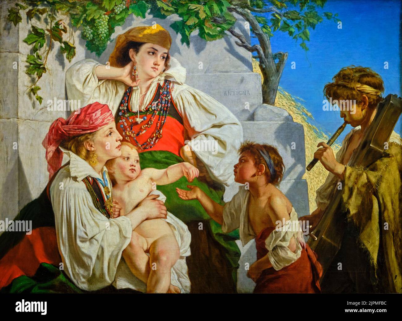 France, Loiret, Orleans, Beaux Art museum, The Aragonese of Anso ...