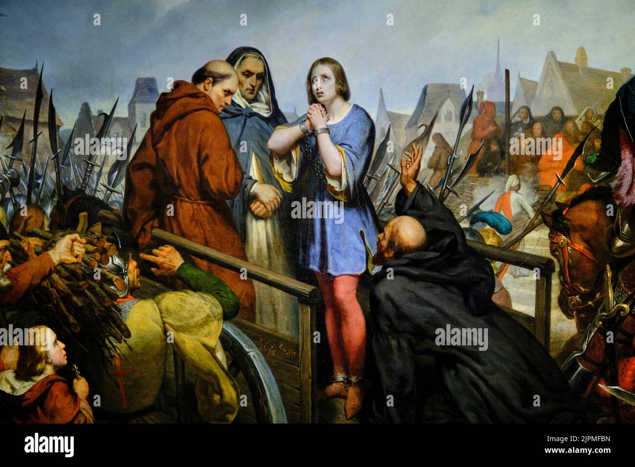 France, Loiret, Orleans, Beaux Art museum, Joan of Arc arriving in the ...