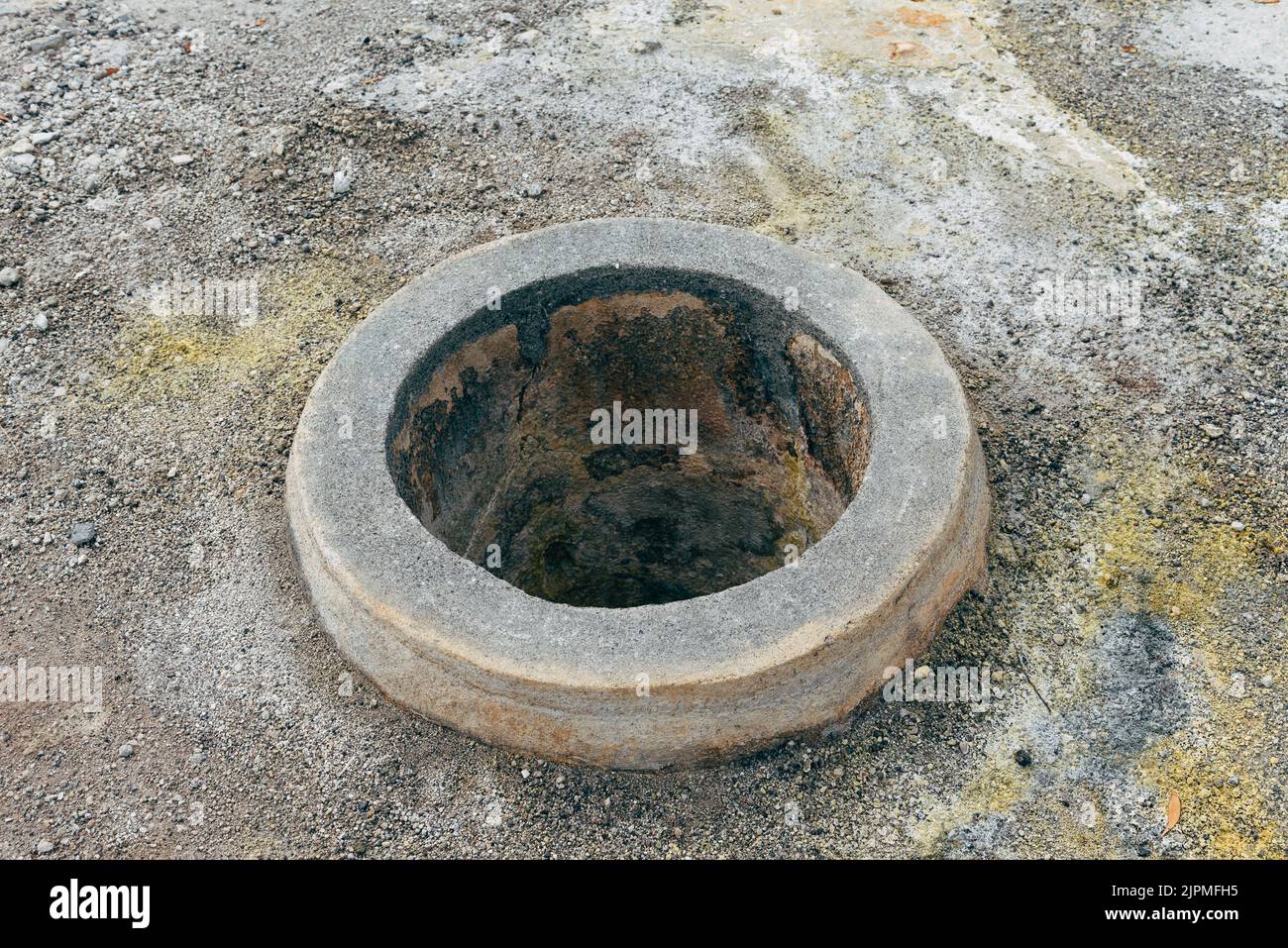 Volcanic ovens to make Cozido of Furnas at the Lake Furnas. Sao Miguel ...
