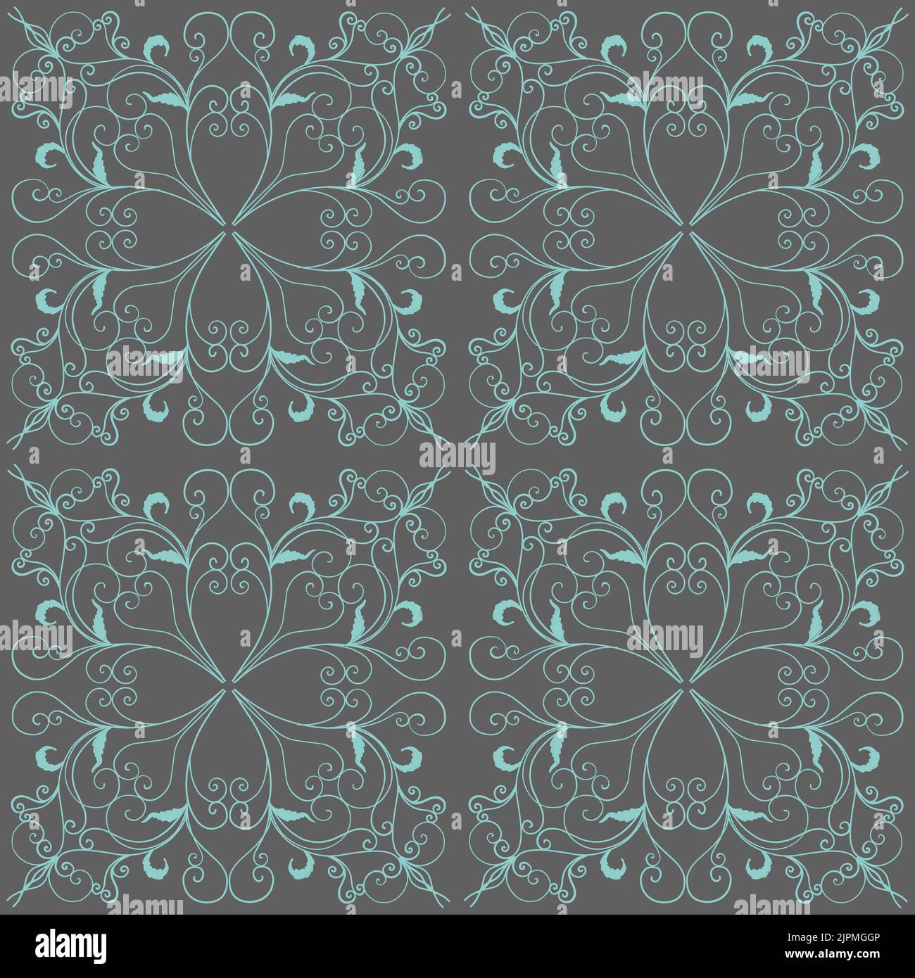 Baroque geometric ornament. Expensive seamless pattern for wallpaper on ...