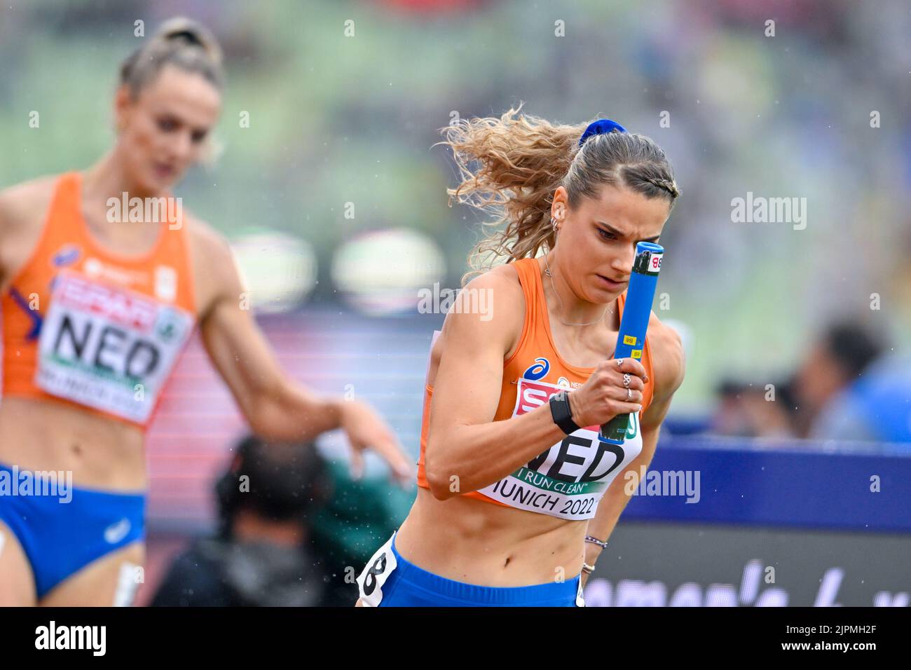 MUNCHEN, GERMANY - AUGUST 19: Laura de Witte of the Netherlands ...
