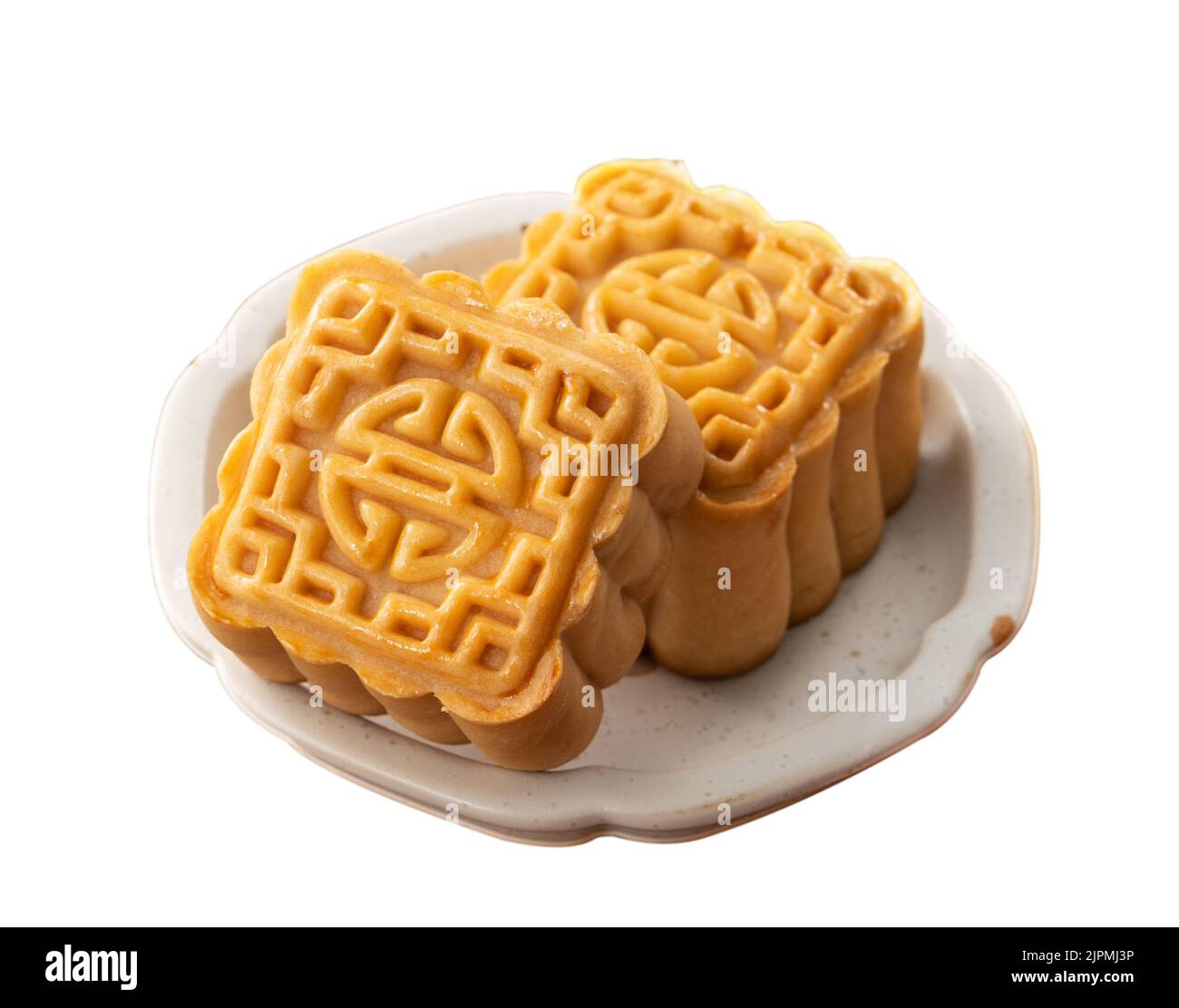 Delicious moon cake for Mid-Autumn Festival food mooncake isolated ...