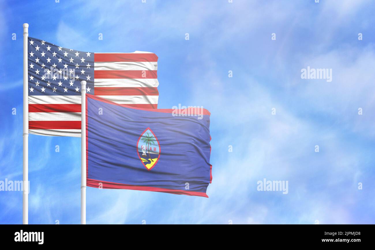 Guam waving flag national hi-res stock photography and images - Alamy