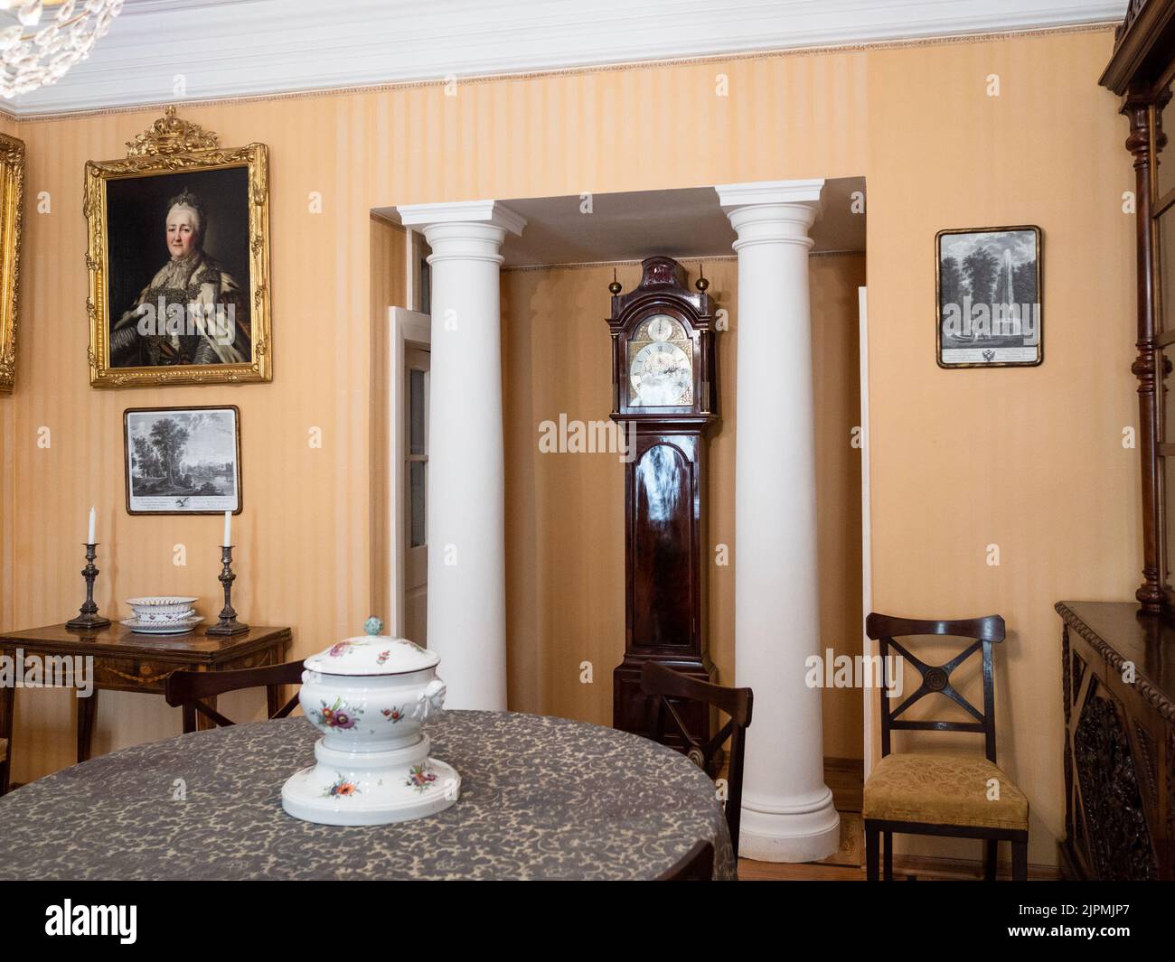 Muranovo, Russia - August 7, 2022: inside room in manor house in Museum ...