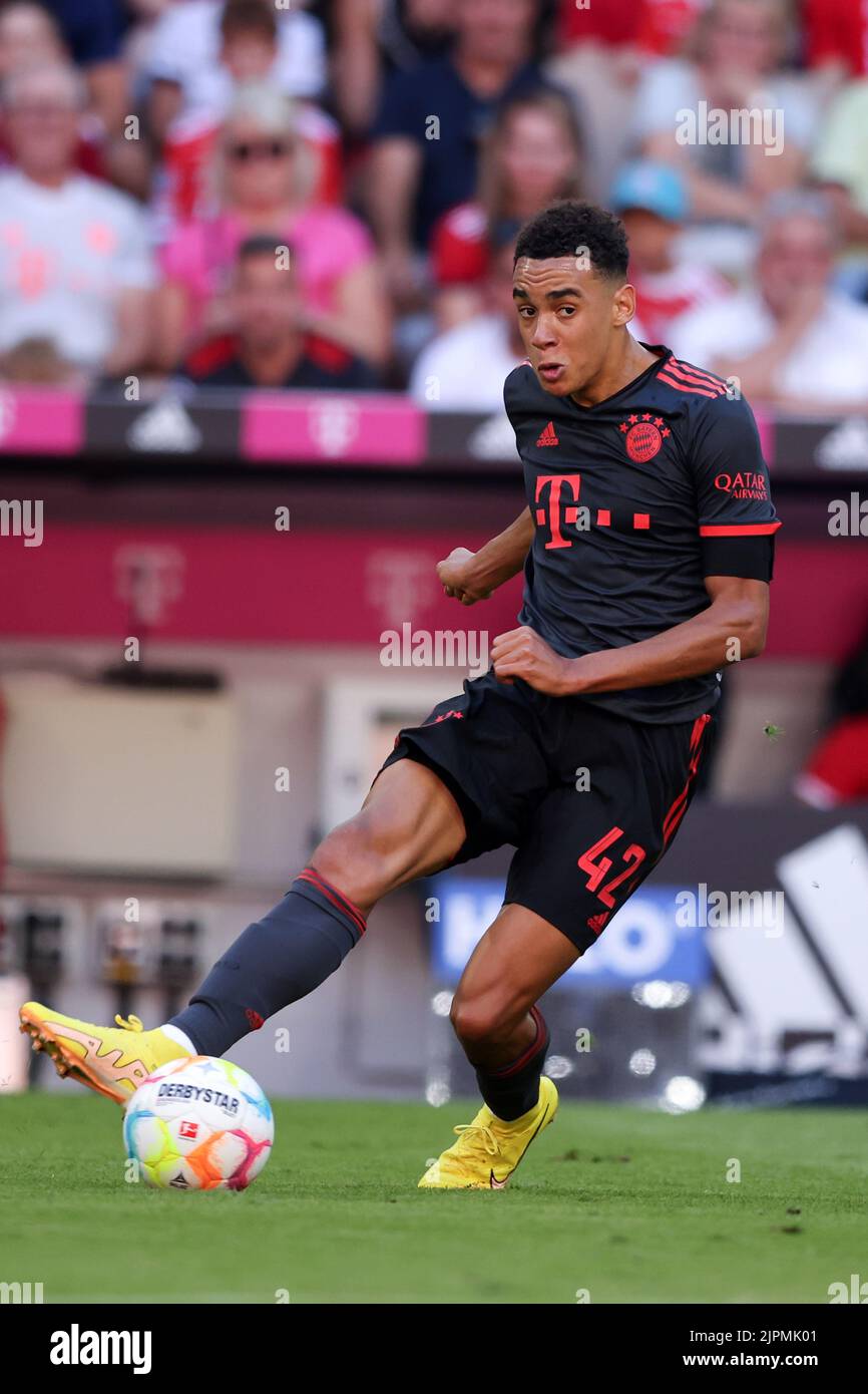 Jamal Musiala of Bayern Muenchen FC Bayern München - VfL Wolfsburg ...