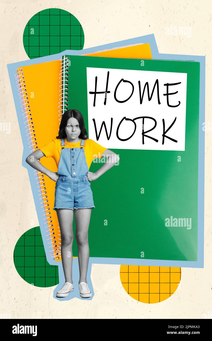 College girl homework courses hi-res stock photography and images - Alamy