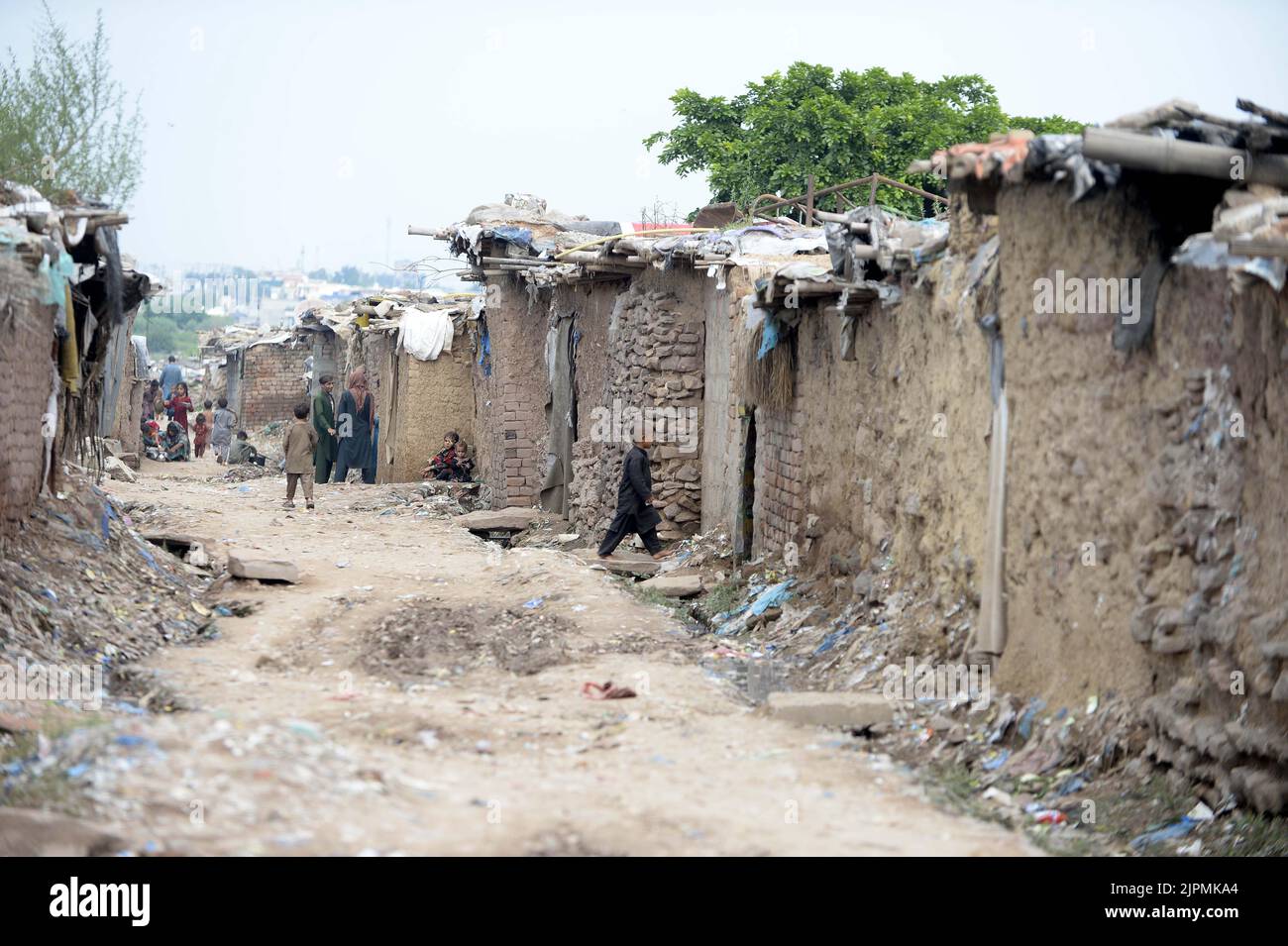 Islamabad. 18th Aug, 2022. Photo taken on Aug. 18, 2022 shows a view of ...