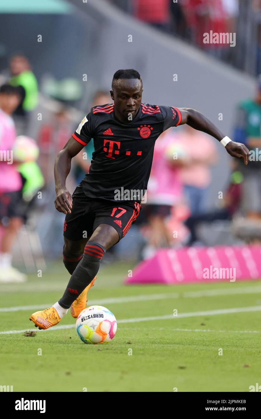 Sadio Mane of Bayern Muenchen FC Bayern MŸnchen - VfL Wolfsburg ...