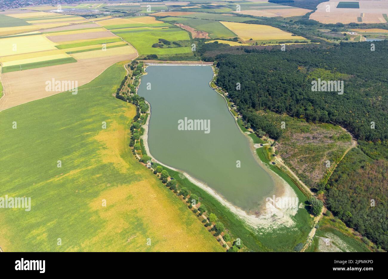 Artificial drainage lake hi-res stock photography and images - Alamy