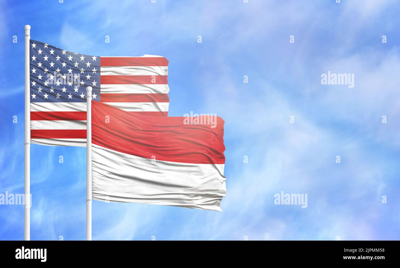 Monaco united states flag hi-res stock photography and images - Alamy