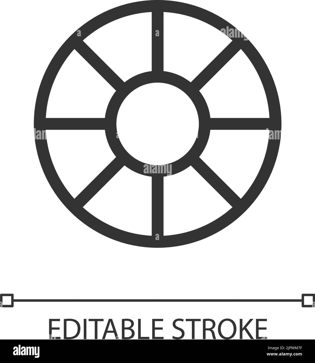 Lens Filter Pixel Perfect Linear Ui Icon Stock Vector Image And Art Alamy