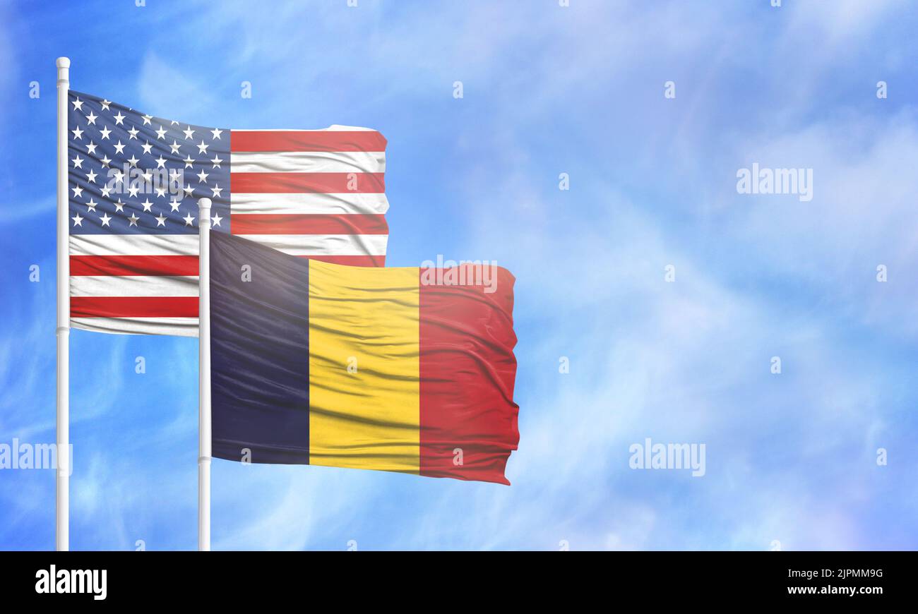 United states chad flag hi-res stock photography and images - Alamy