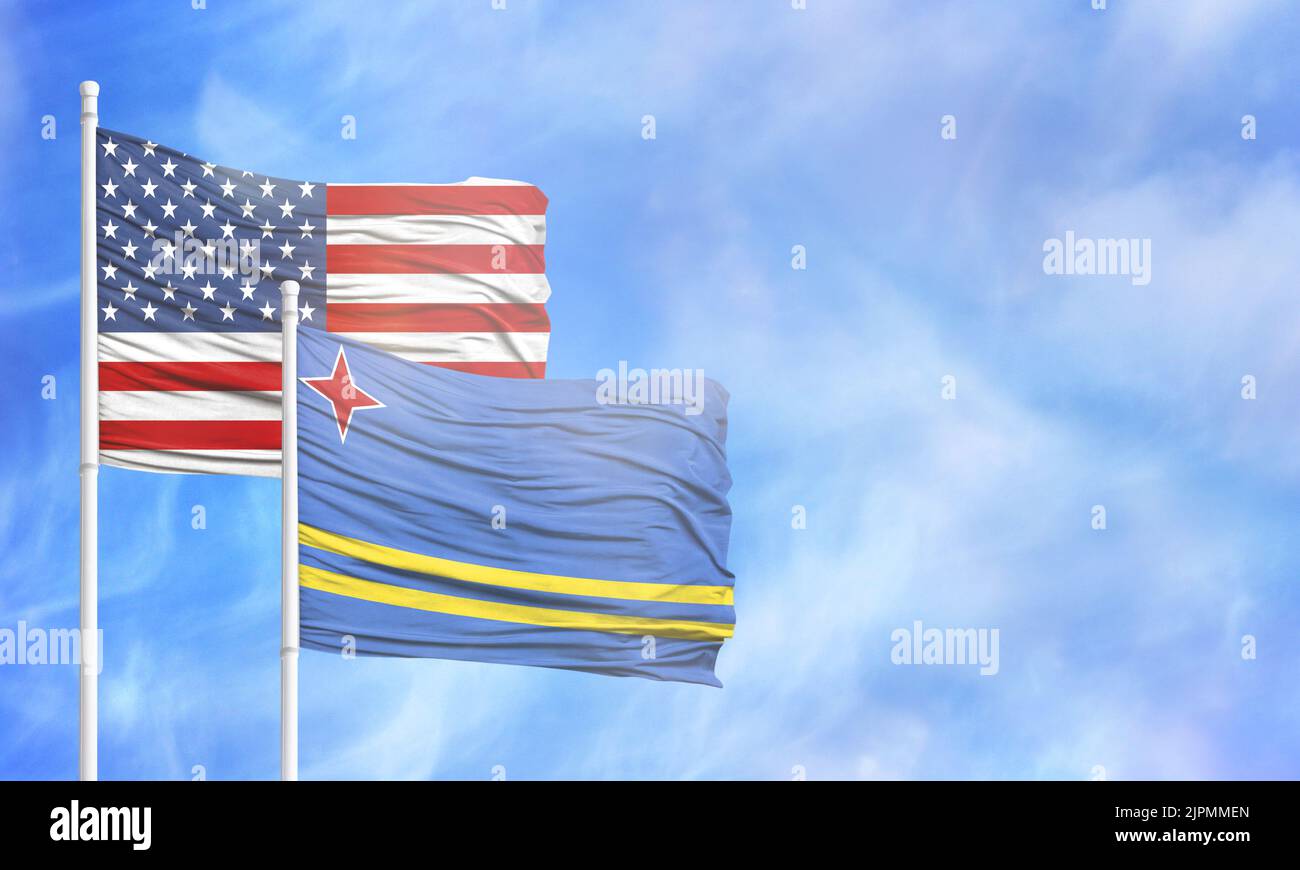 Aruba flagpole hi-res stock photography and images - Alamy